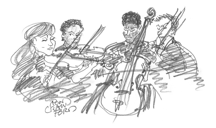 FACE THE MUSIC String Quartet. All teens in unique program. – Rondraw